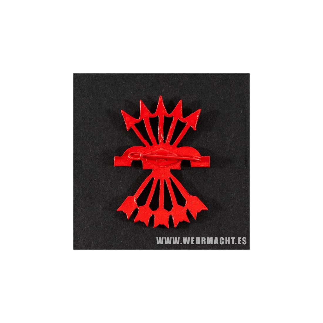 Falange Badge Red Arrows | WWII Spanish Blue Division