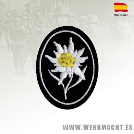 Waffen SS Mountain Troop Sleeve Edelweiss Patch