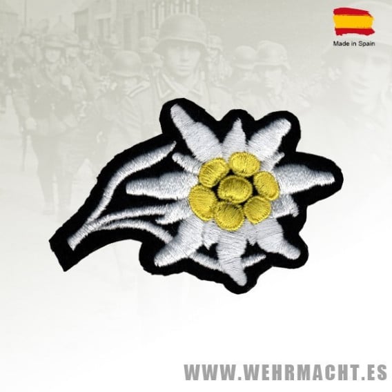 Waffen SS Mountain Troop Cap Edelweiss Patch
