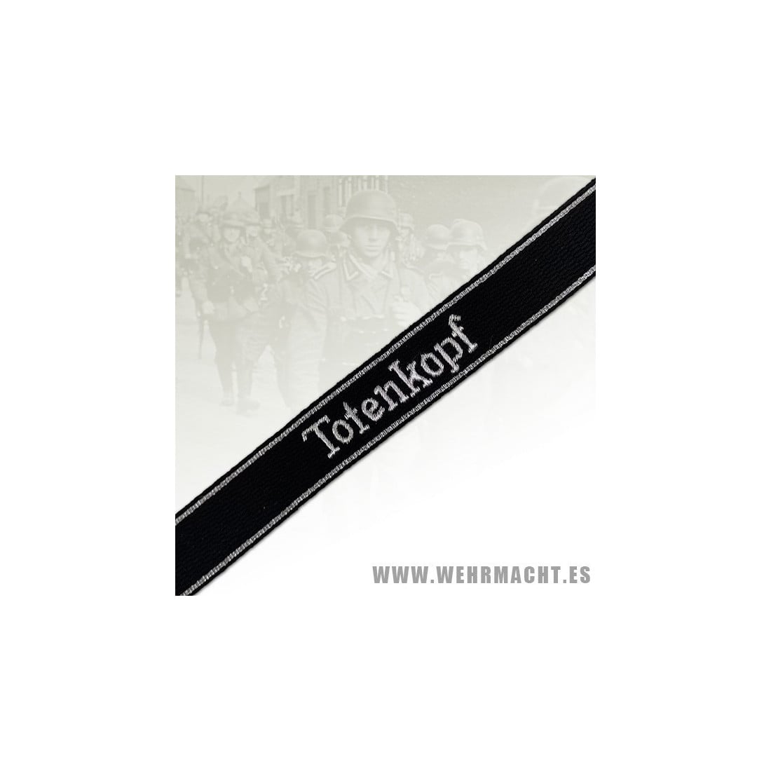 «Totenkopf » Officer Cuff Title - RZM