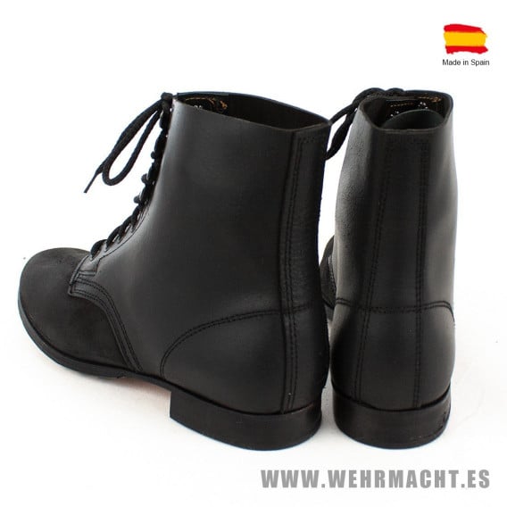 German Low boots with Hobnails, Black