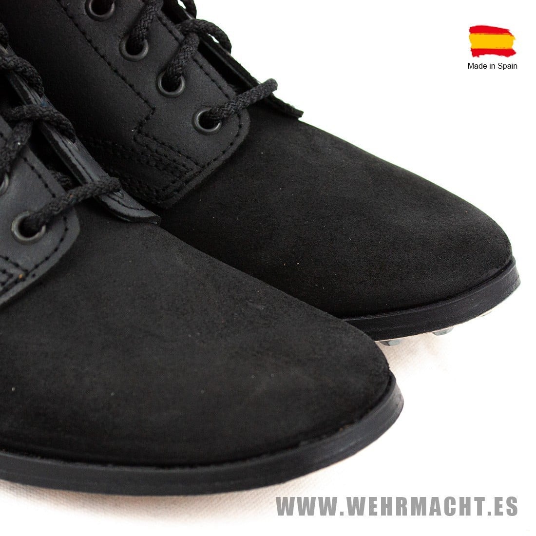 German Low boots with Hobnails, Black