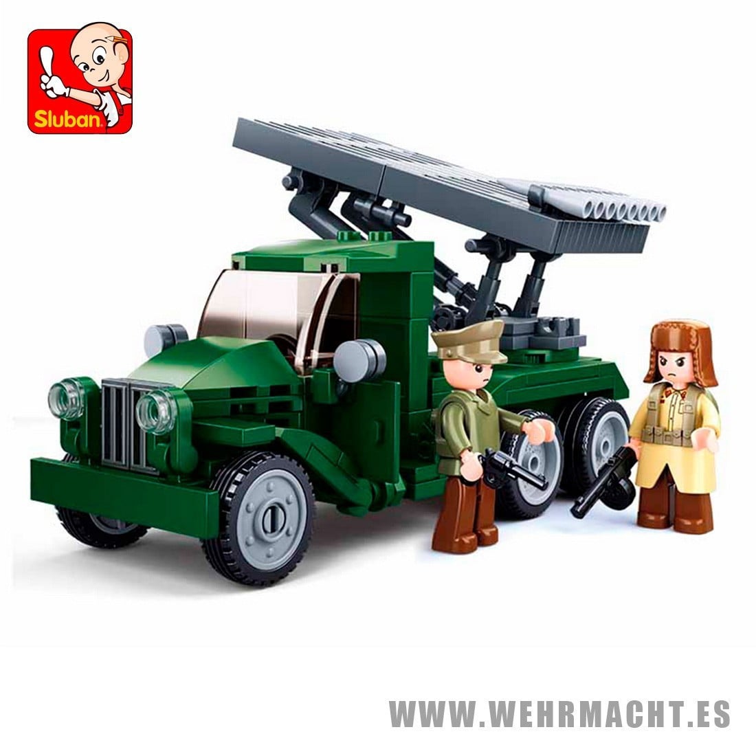 Sluban (Battle of Budapest) Russian missile guns M38-B0975