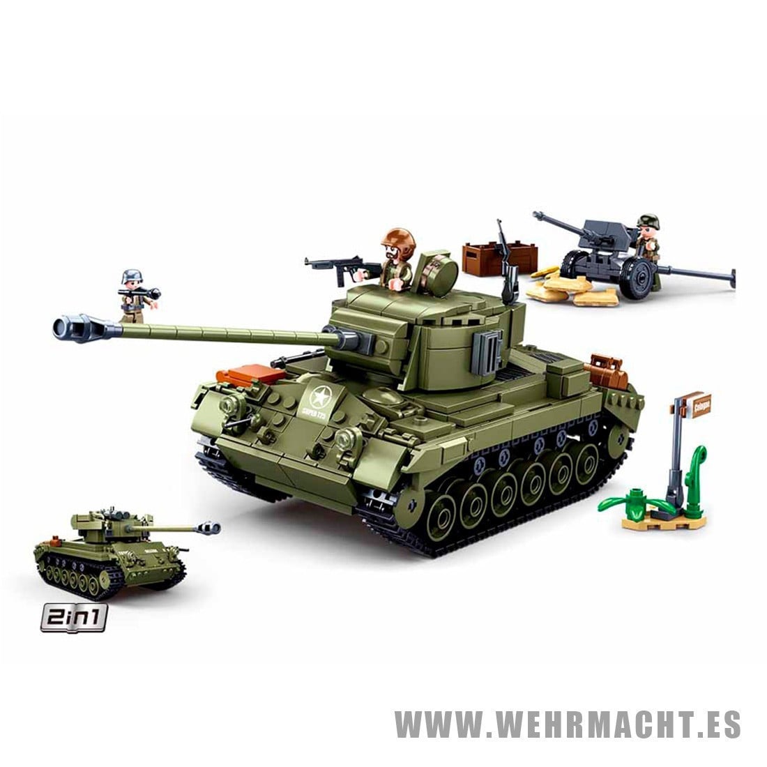 Sluban Allied medium tank M38-B0860 – Wehrmacht.es