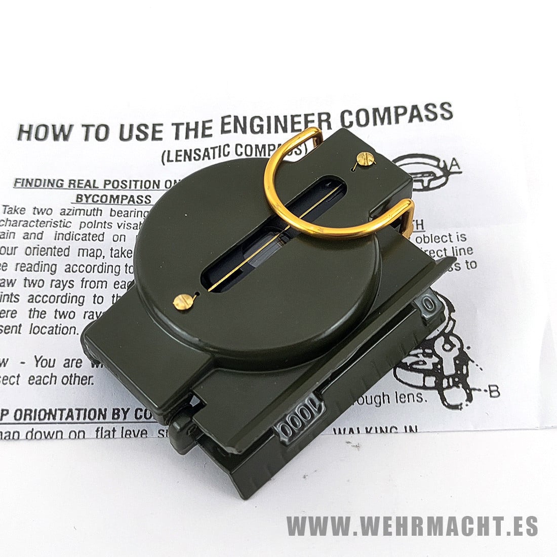 U.S. Army Lensatic Compass M-1950