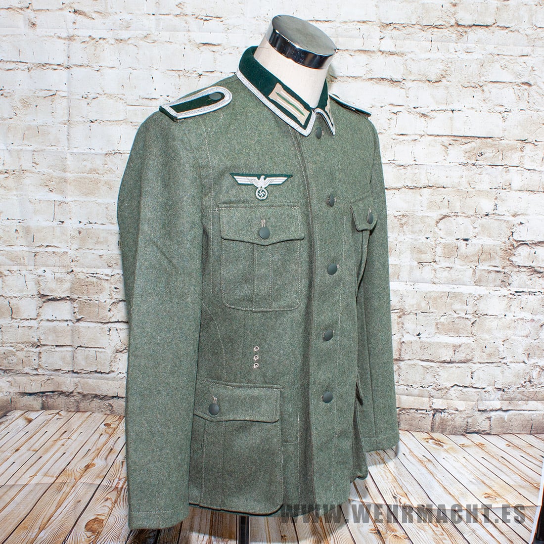 Uniforme Alemán Feldbluse M36 para tropa y suboficiales
