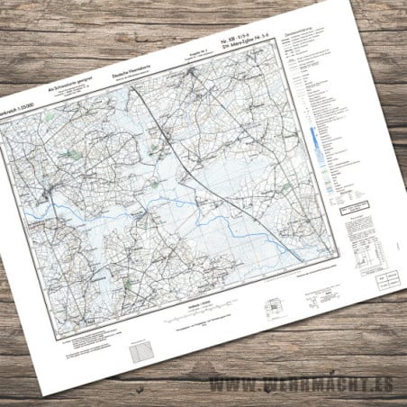 German military map - St-Mère-Église 5-6