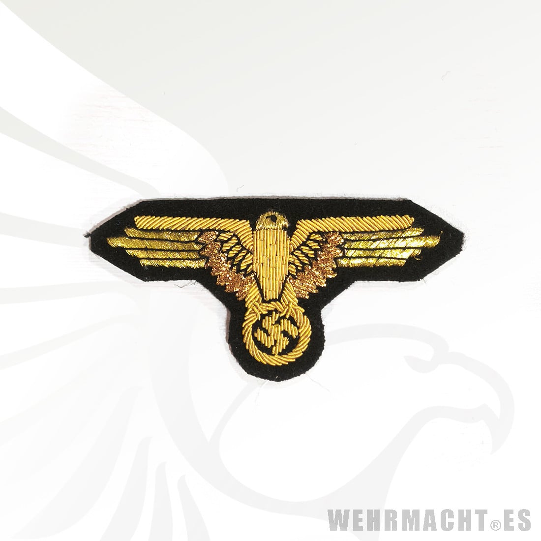 SS hand embroidered arm eagle, Sepp Dietrich