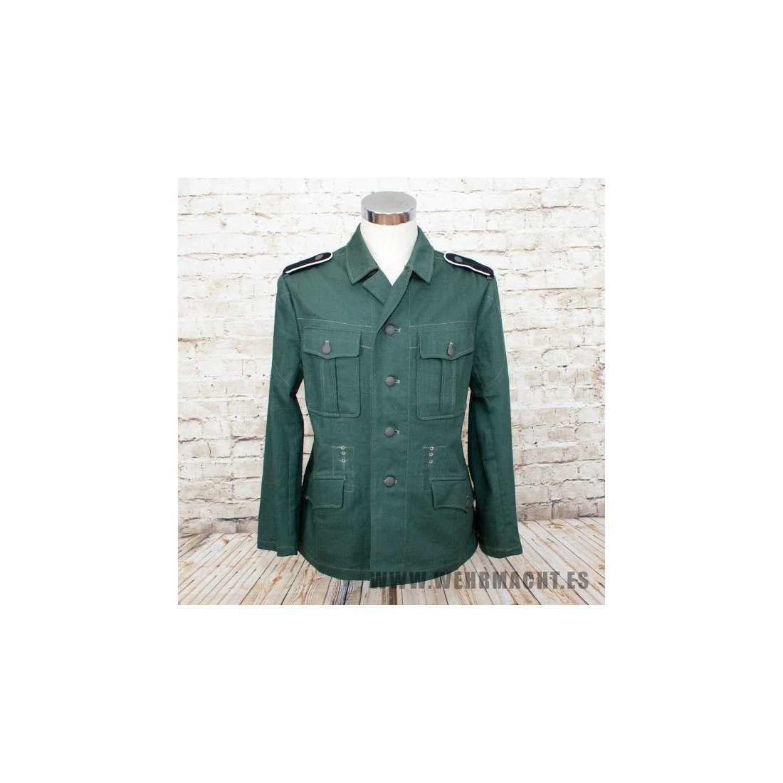 Feldbluse M37 Drill HBT Waffen SS
