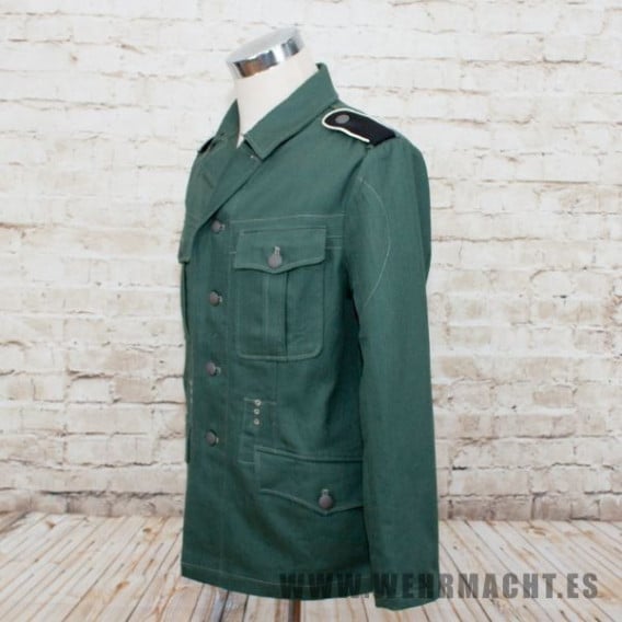 Feldbluse M37 Drill HBT Waffen SS
