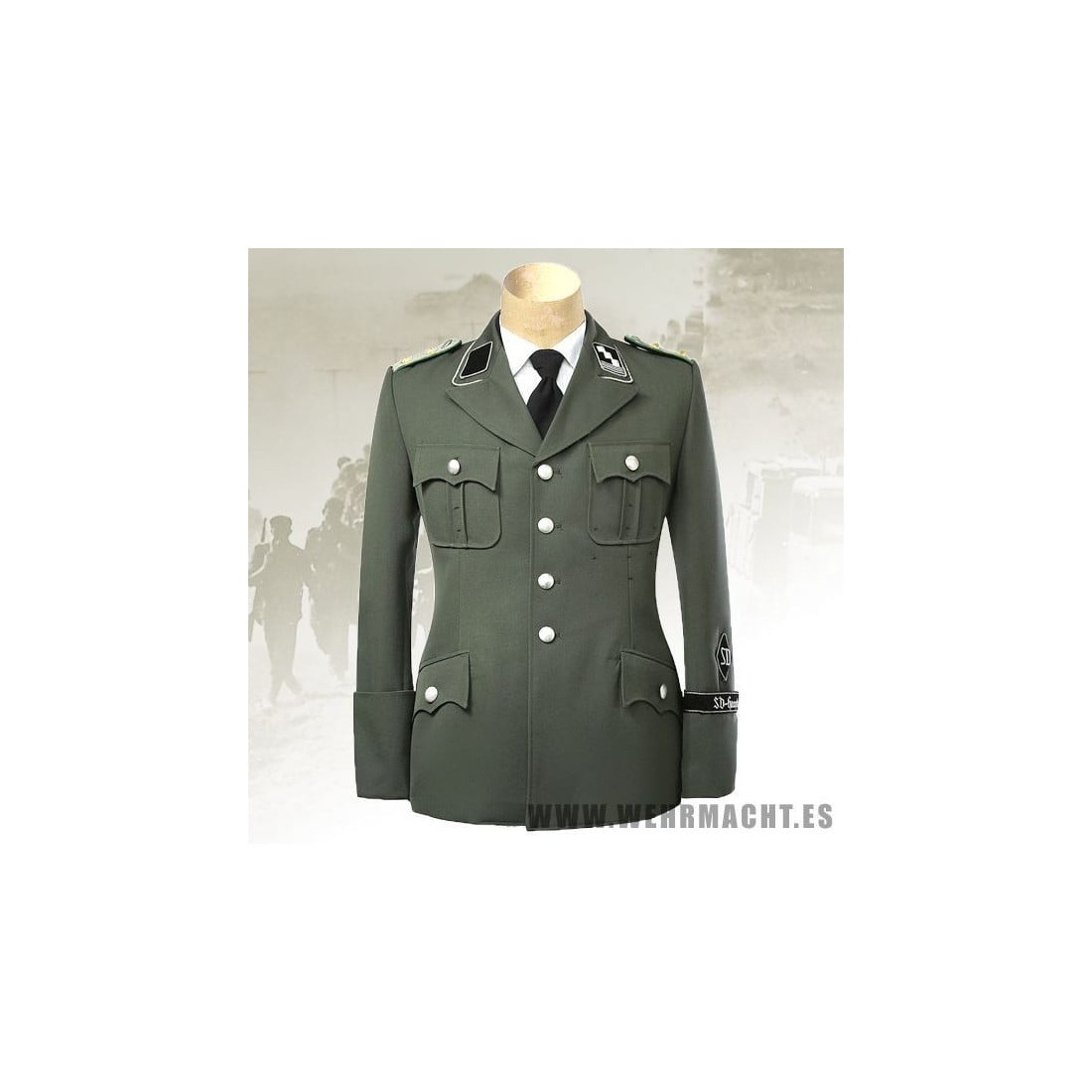 Dienstrock M34 Sicherheitsdienst para Oficiales y Generales
