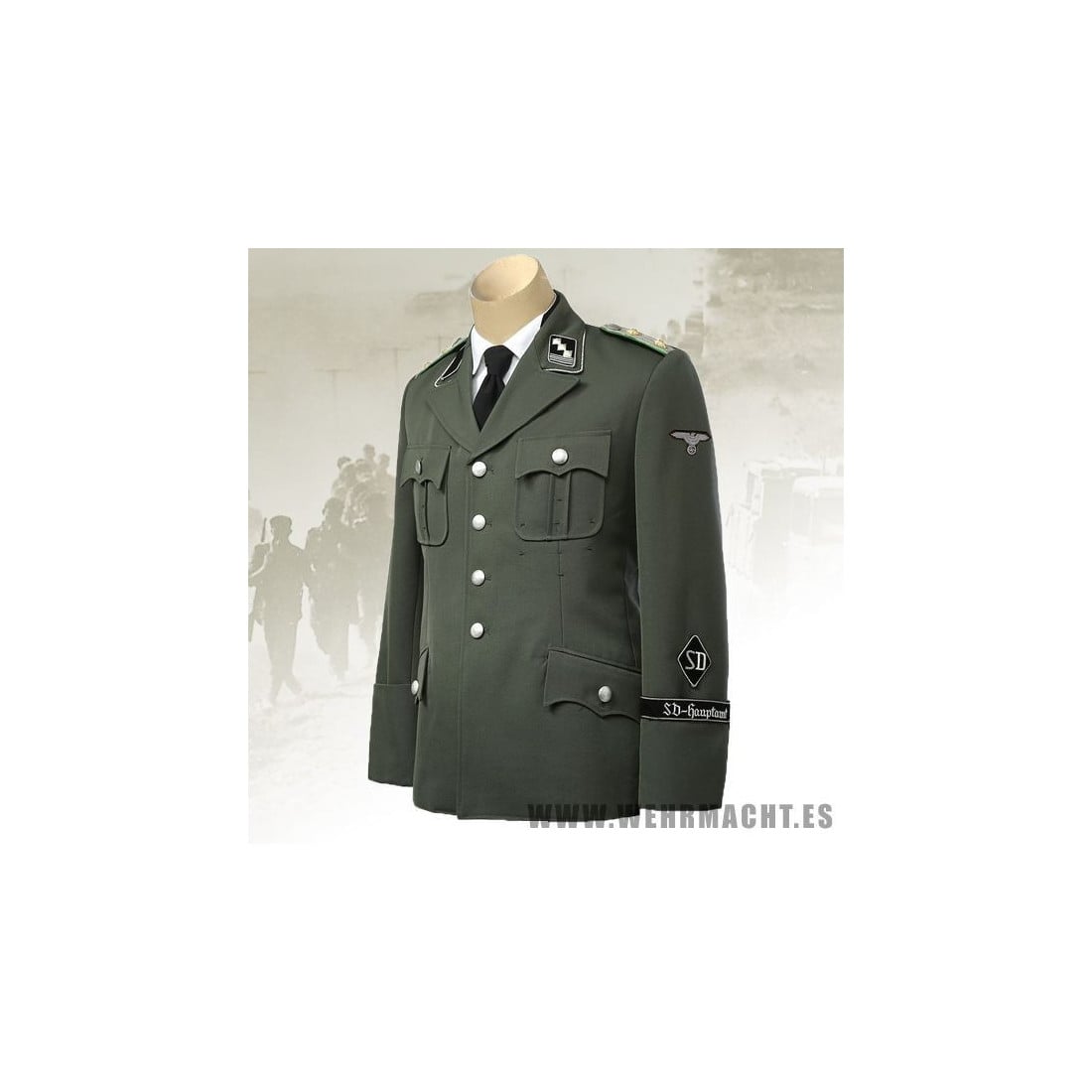 Dienstrock M34 Sicherheitsdienst for Officers and Generals