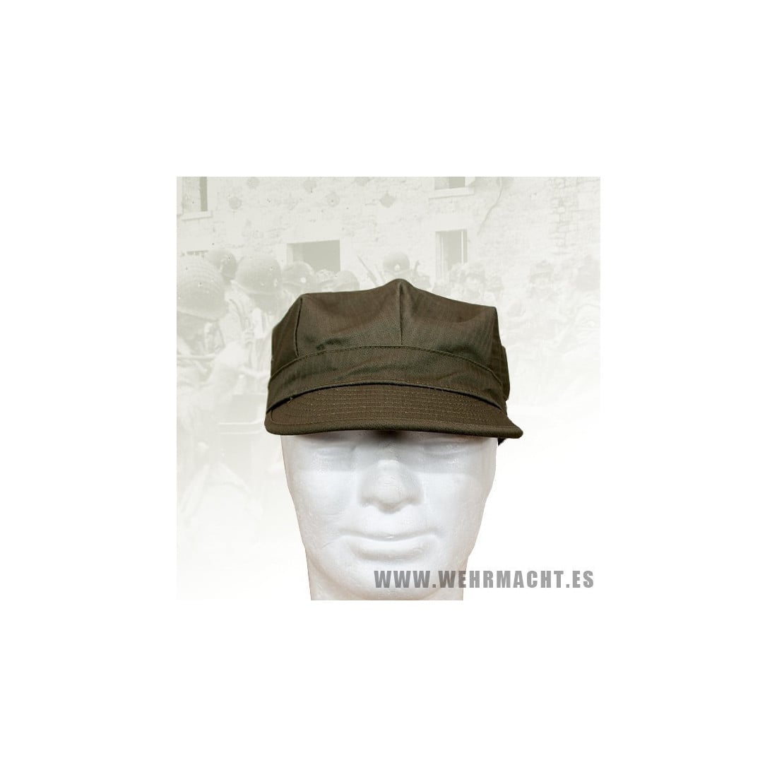 US WWII HBT Cap by Miltec Sturm